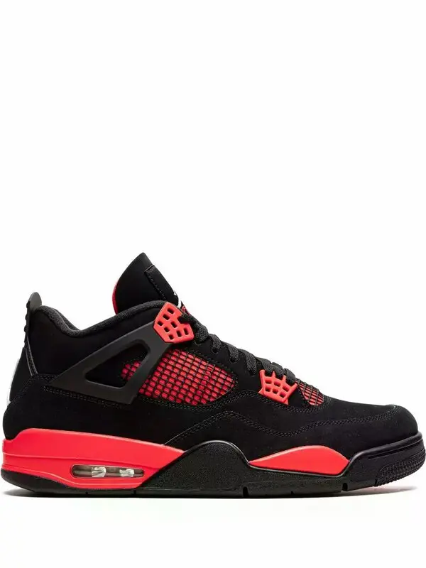 JORDAN Air 4 Retro "red Thunder" Sneakers - Black