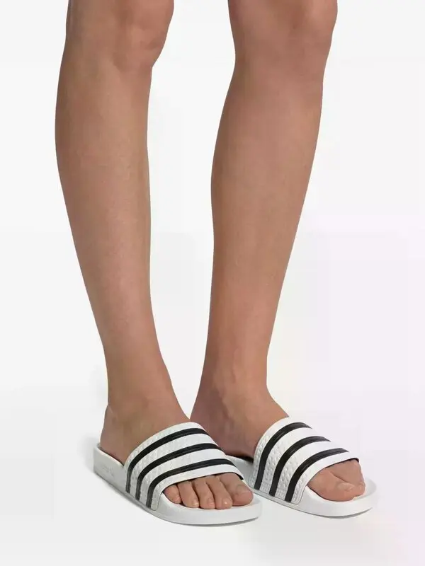 Adidas Adilette Slides - White