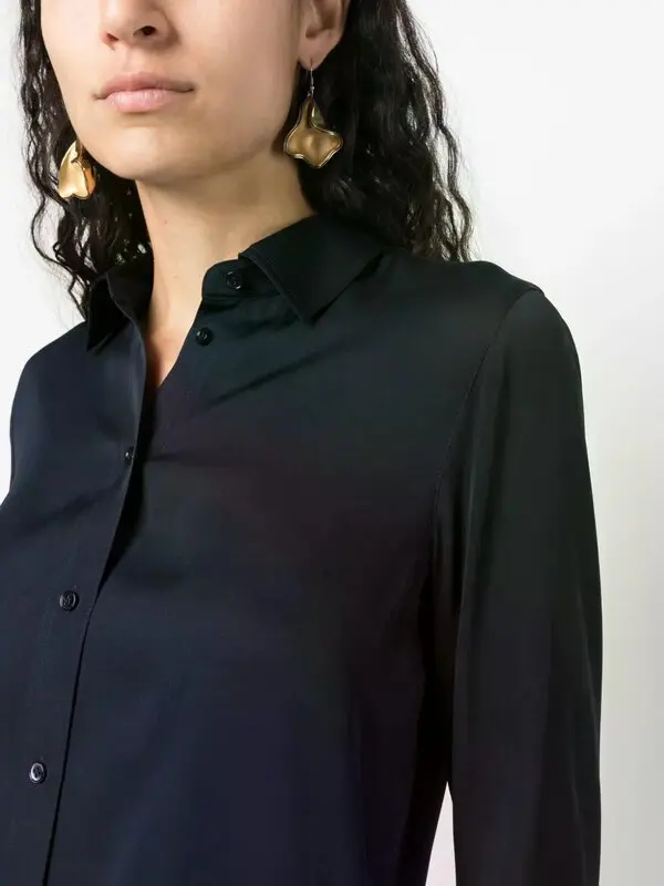 Vince Silk Classic Collar Shirt