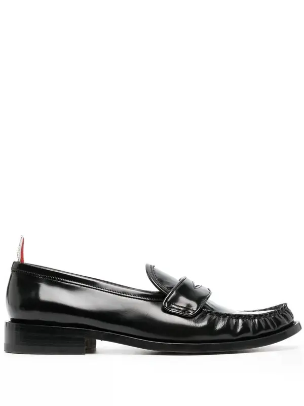 Thom Browne Penny Slot Leather Loafers