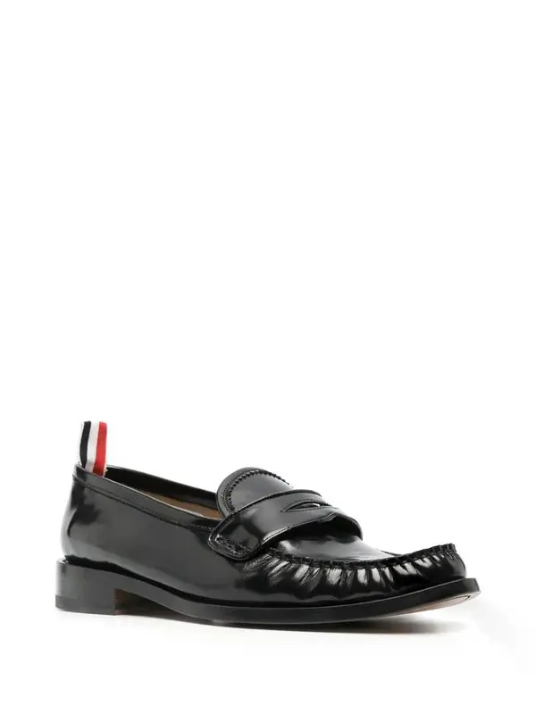 Thom Browne Penny Slot Leather Loafers