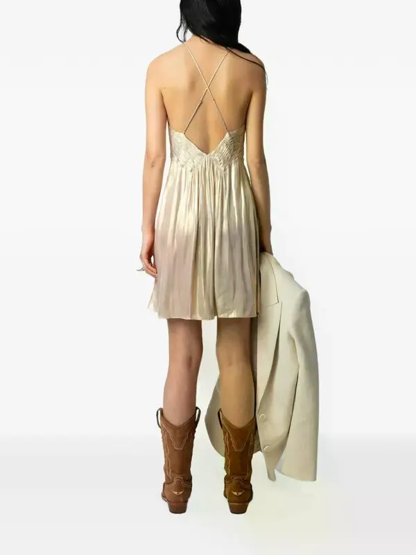 Zadig&Voltaire Metallic Mini Dress