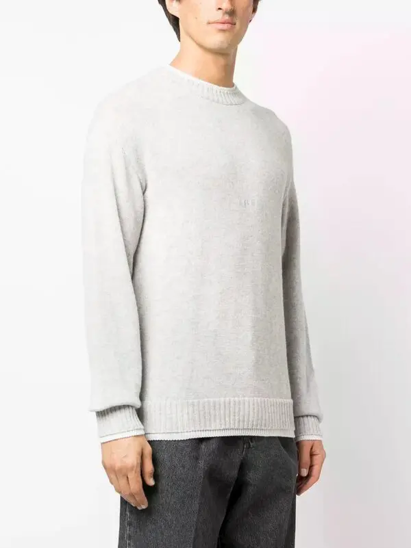 MSGM Long-sleeved Knitted Sweatshirt