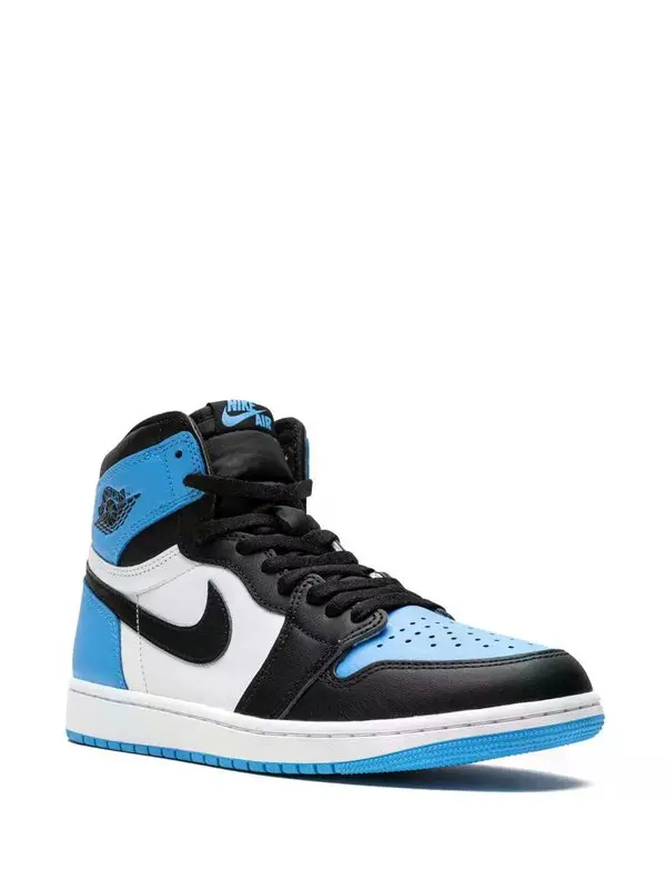 JORDAN Air 1 Retro High Og Unc Toe Sneakers - Blue
