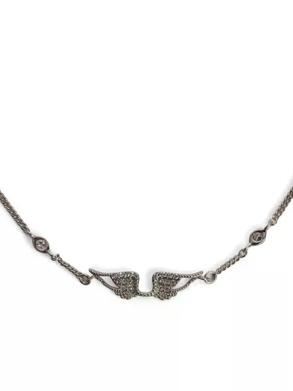 Zadig&Voltaire Rock Bracelet With Pink Rhinestone Wings