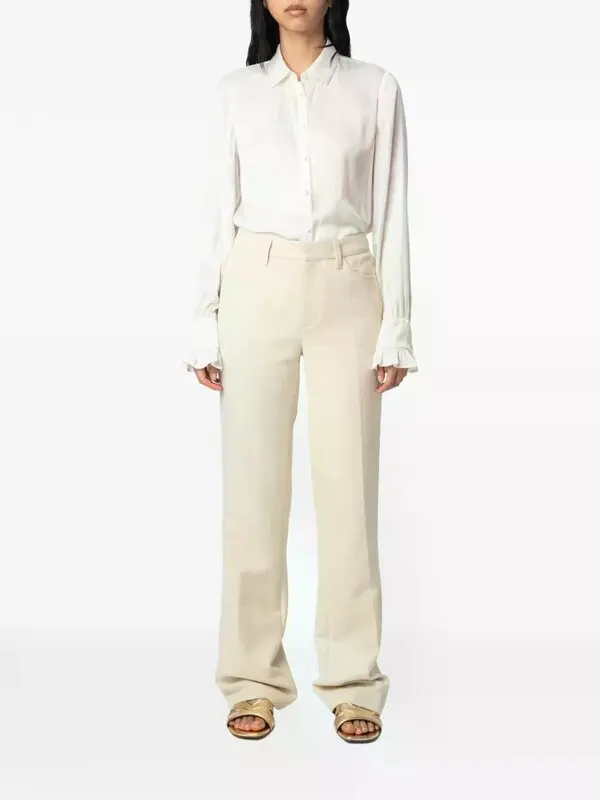Zadig&Voltaire Beige Straight-leg Trousers