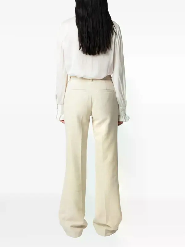 Zadig&Voltaire Beige Straight-leg Trousers