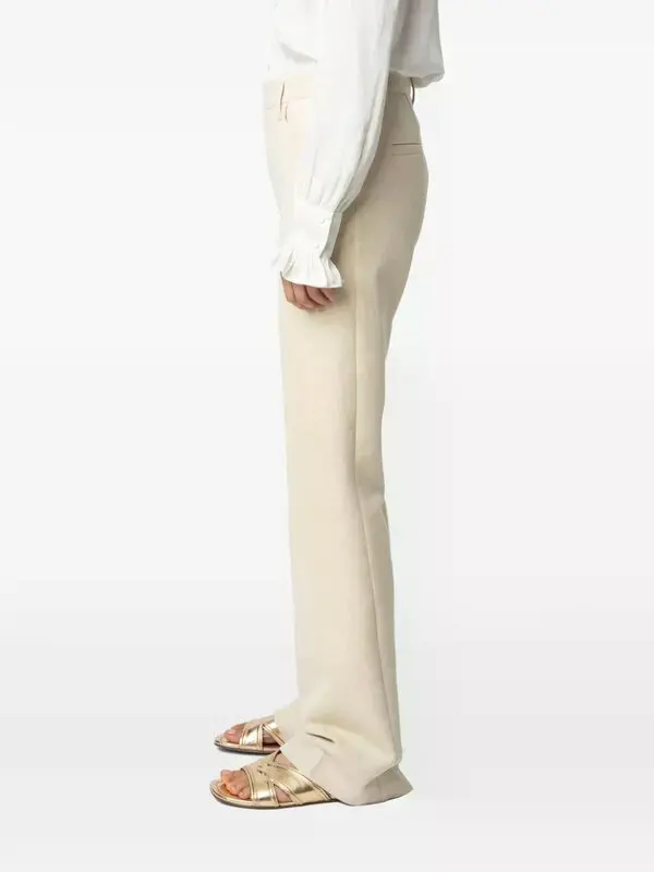 Zadig&Voltaire Beige Straight-leg Trousers