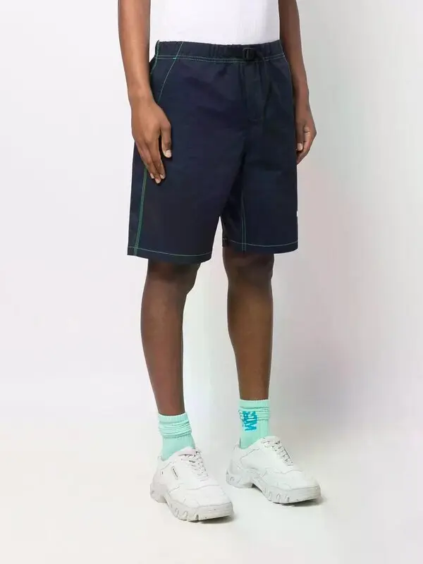 MSGM Logo Embroidered Track Shorts