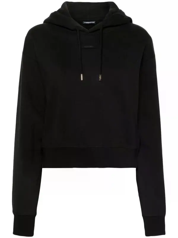 Jacquemus Grosgrain Logo Hoodie - Black