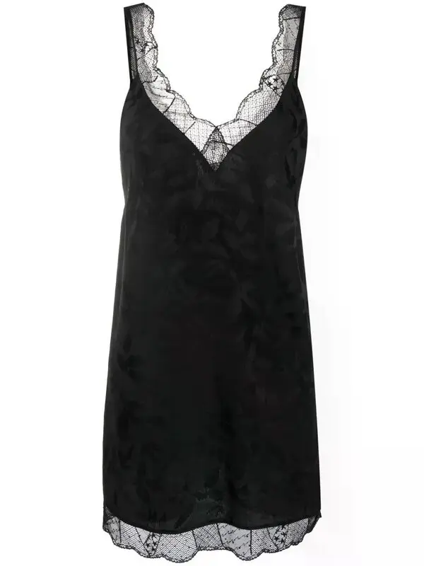 Zadig&Voltaire Renelle Jacquard Mini Dress - Black