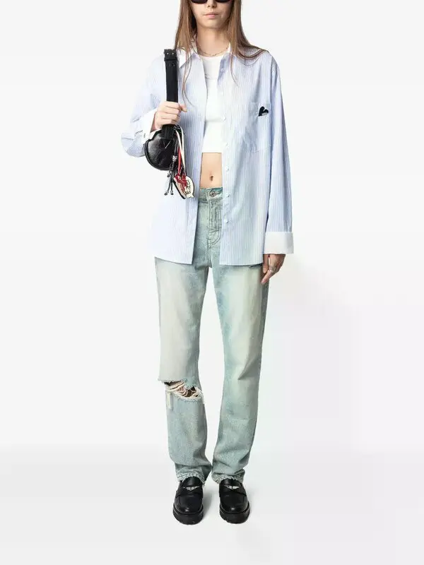 Zadig&Voltaire Morning" Striped Cotton Shirt