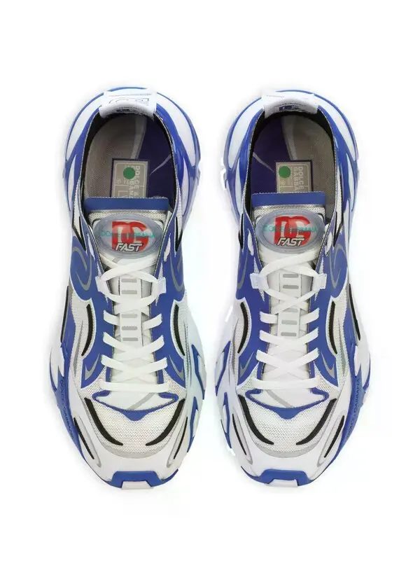 Dolce & Gabbana Panelled Lace-up Sneakers