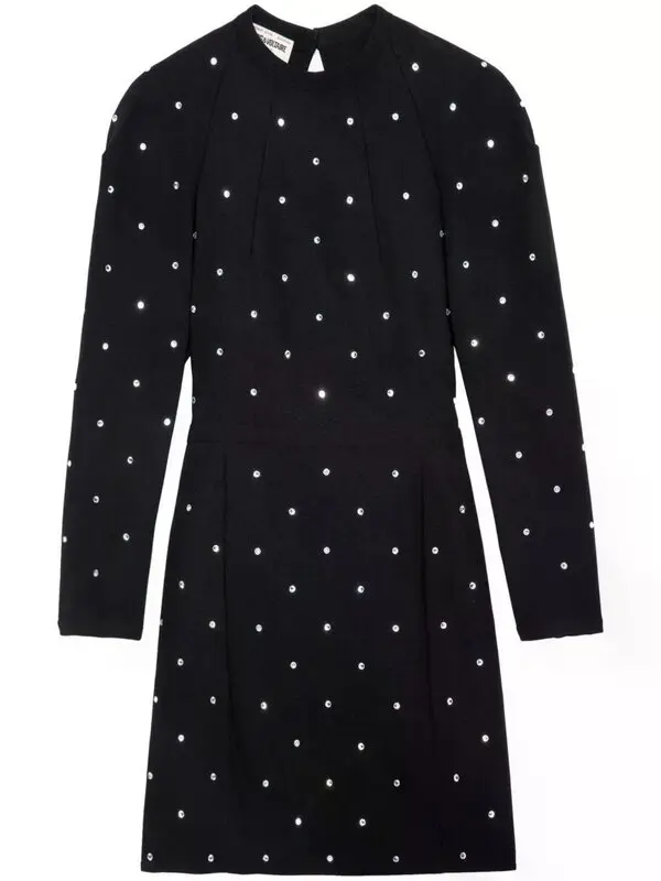 Zadig&Voltaire Racia Crystal-embellished Minidress - Black