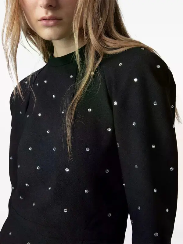 Zadig&Voltaire Racia Crystal-embellished Mini Dress