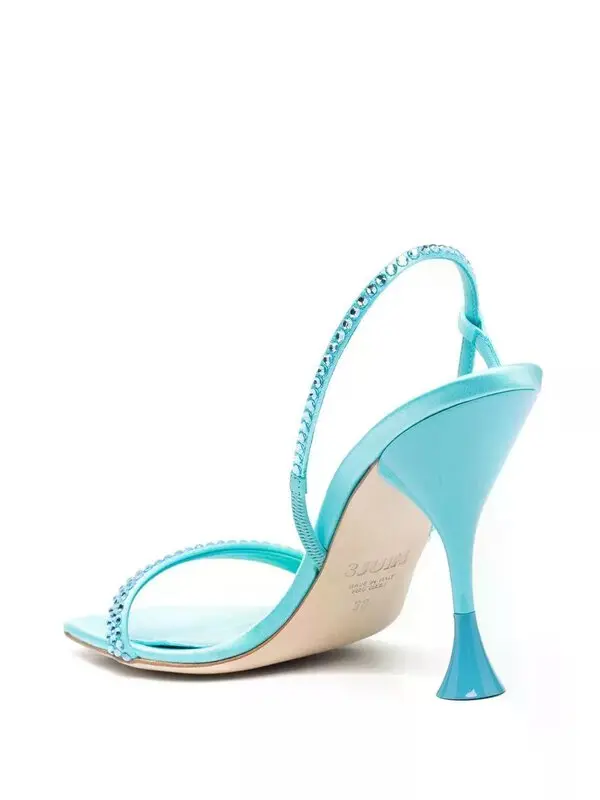 3JUIN Eloise Crystal-embellishment Sandals