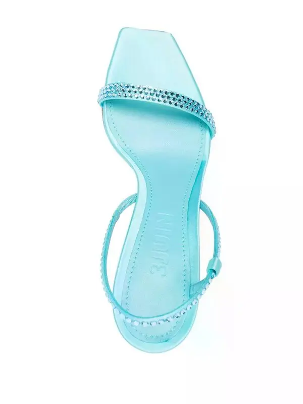 3JUIN Eloise Crystal-embellishment Sandals