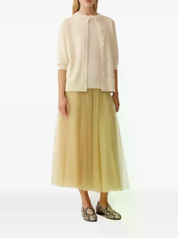 Fabiana Filippi Sequin-embellished T-shirt - Neutrals