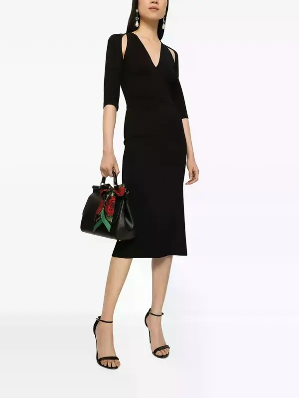 Dolce & Gabbana Cut-out Midi Dress