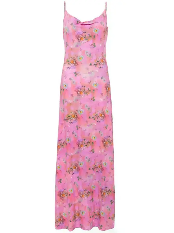 MARGHERITA MACCAPANI Floral-print Maxi Dress