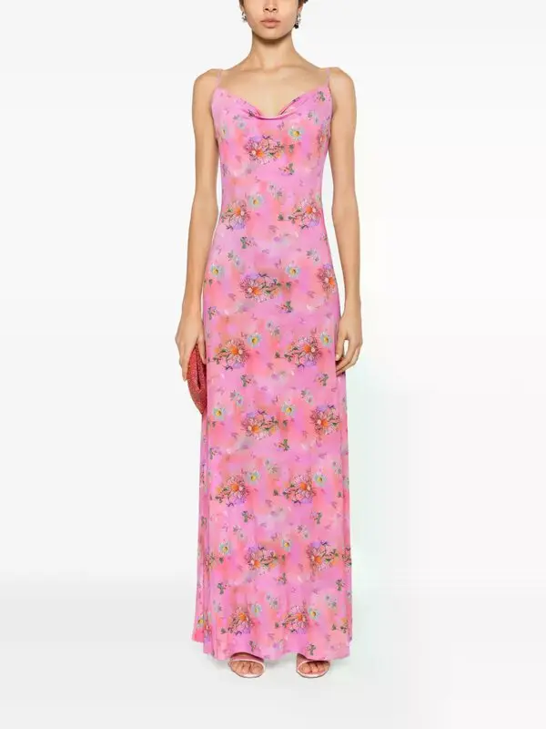 MARGHERITA MACCAPANI Floral-print Maxi Dress