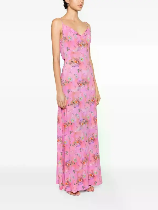 MARGHERITA MACCAPANI Floral-print Maxi Dress