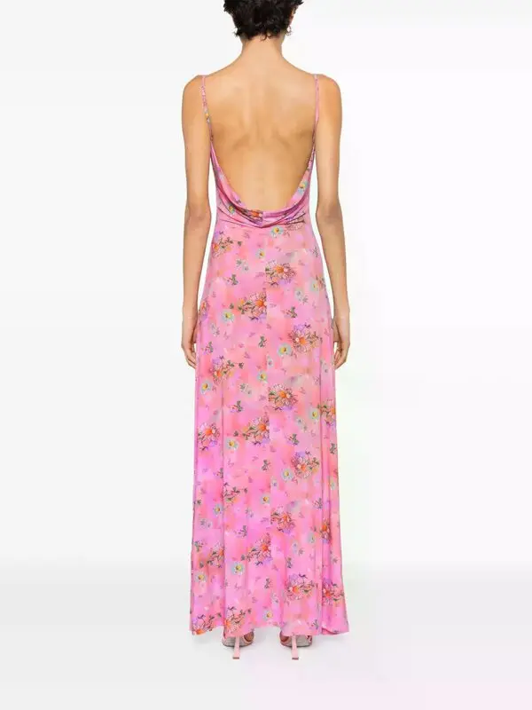 MARGHERITA MACCAPANI Floral-print Maxi Dress