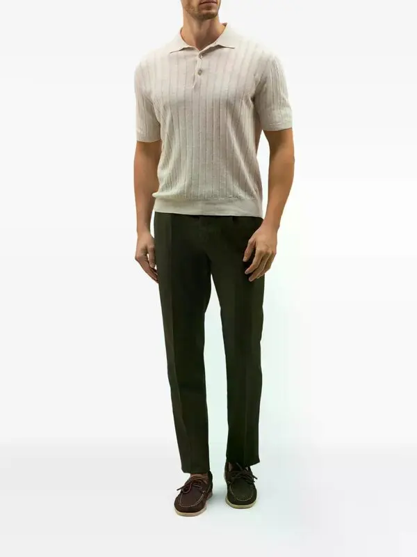 Boglioli Ribbed Polo Shirt