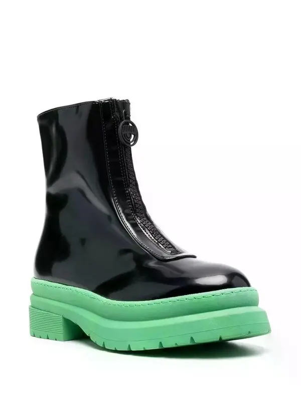 CHIARA FERRAGNI Chunky Zip-up Boots