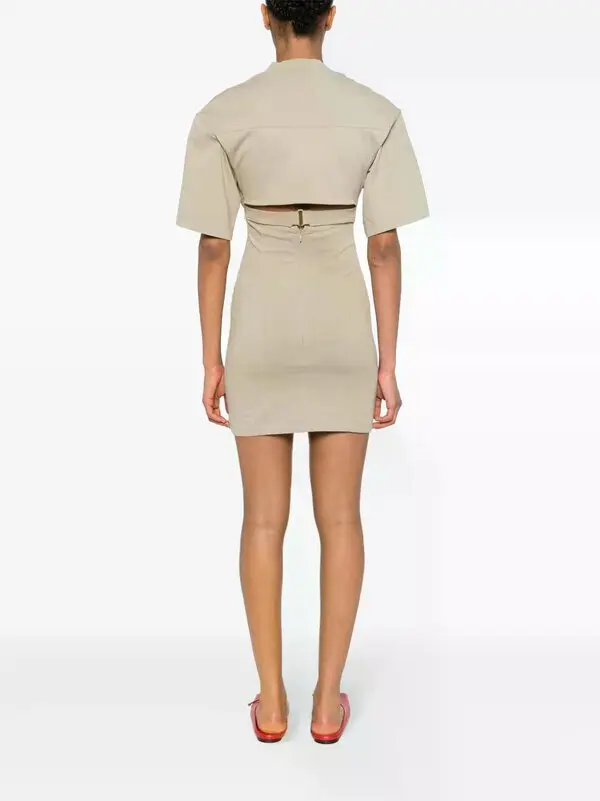 Jacquemus La Robe Bahia Mini Dress - Neutrals