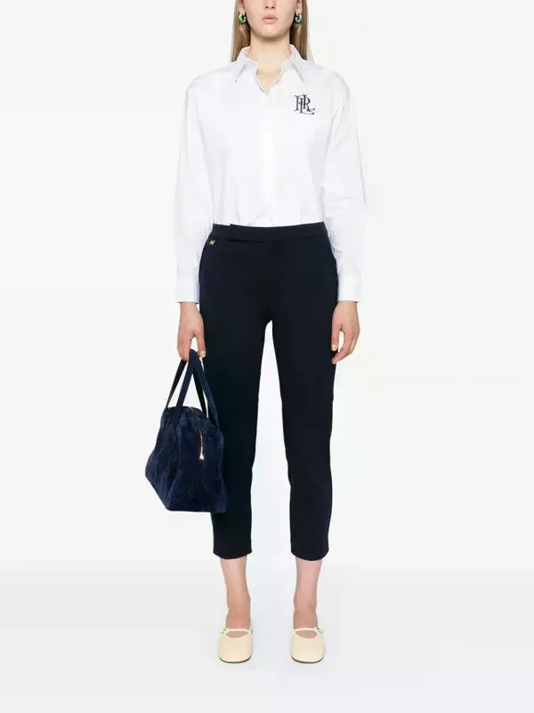 Ralph Lauren Adom Mid-rise Skinny Trousers - Blue