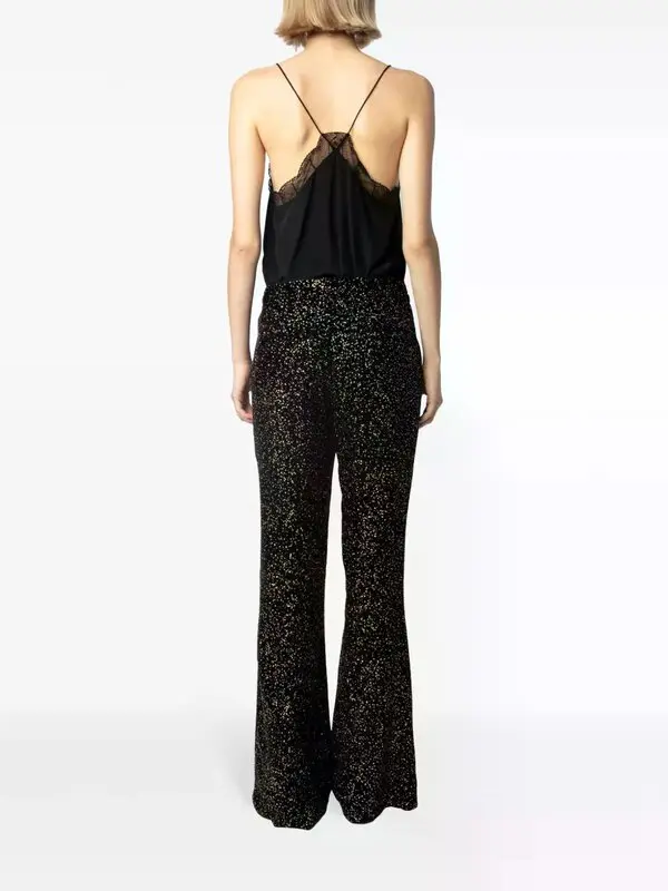 Zadig&Voltaire Prevy Sequin Trousers - Black