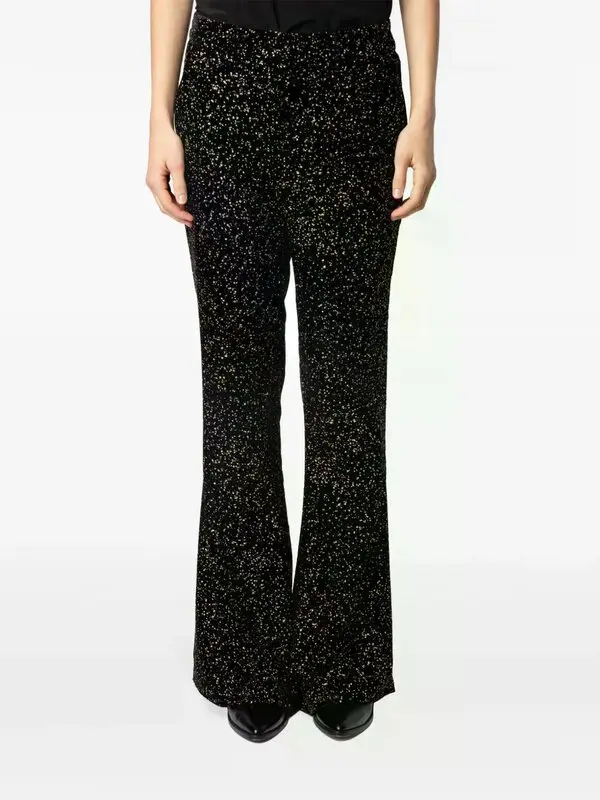 Zadig&Voltaire Prevy Sequin Trousers - Black