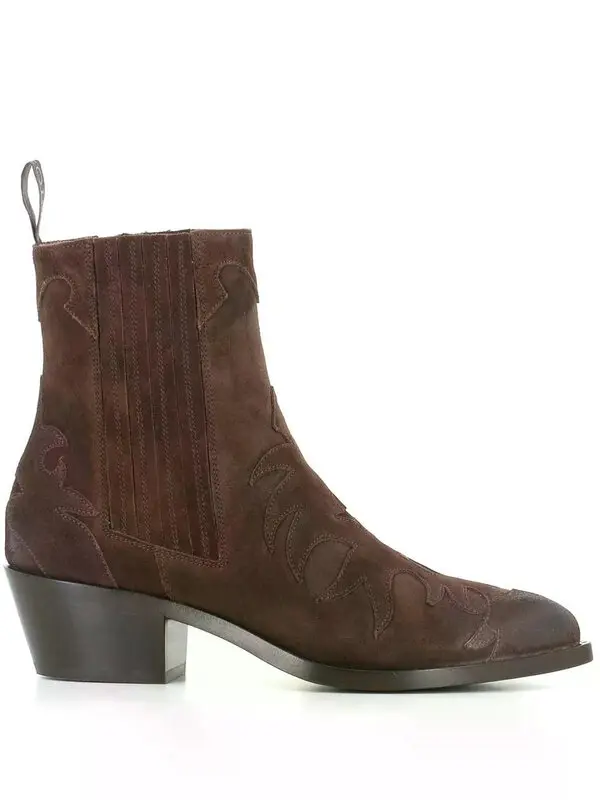 Sartore 45mm Western Suede Cowboy Boots