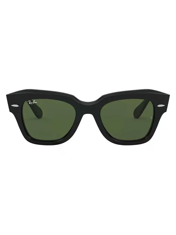 Ray-ban State Street Square-frame Sunglasses - Black