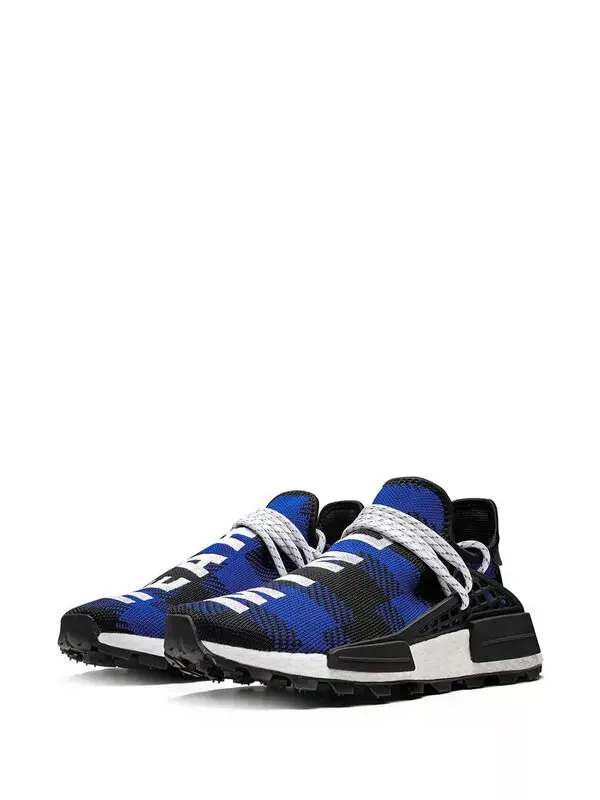 Adidas X Bbc X Pharrell Nmd Hu Plaid Pack Sneakers - Blue