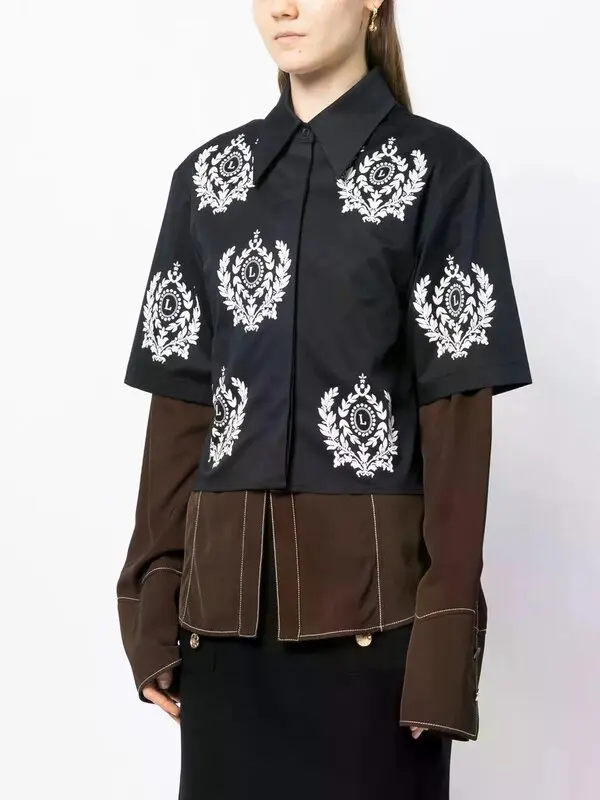 LOW CLASSIC Graphic Print Short-sleeve Shirt
