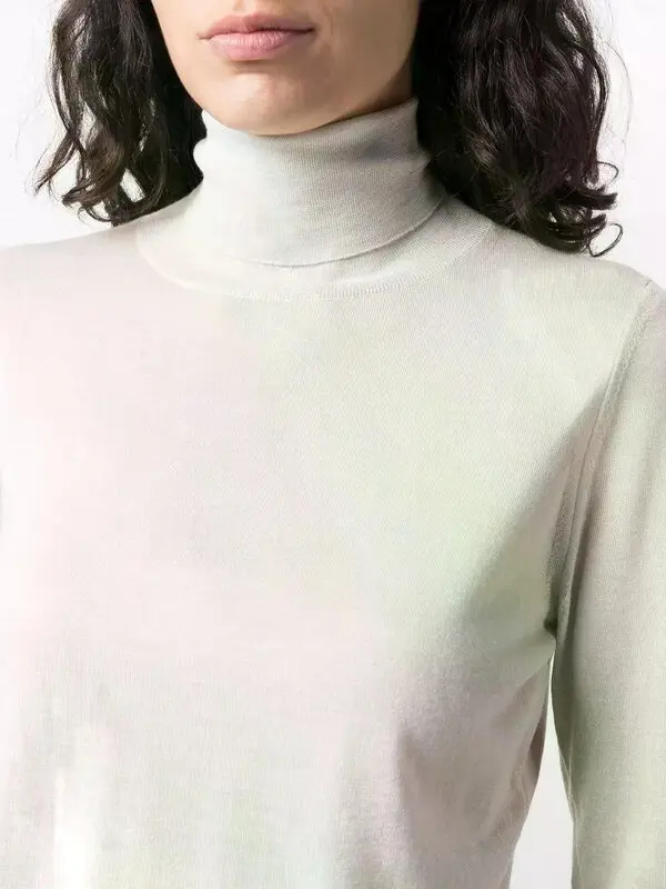 LISKA Fine-knit Roll-neck Jumper