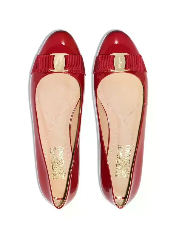 FERRAGAMO Vara Bow Ballerina Shoes