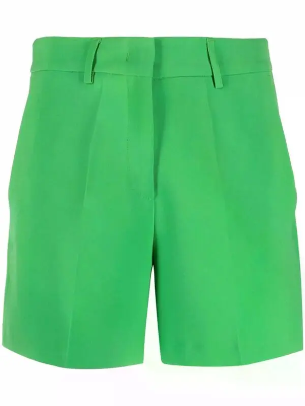 BLANCA VITA Penelope Tailored Shorts In Malachite - Green