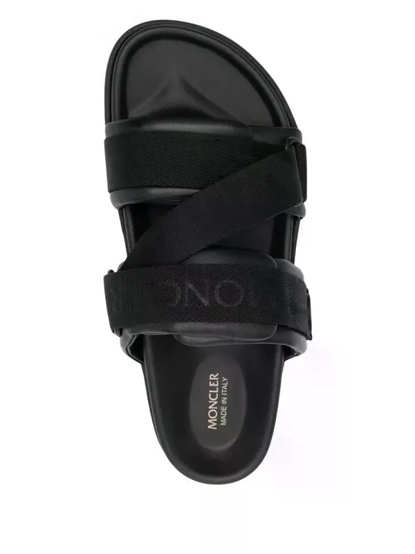 Moncler Summer Sandals With Touch-strap Fastening