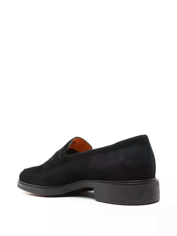 Santoni Suede Loafers