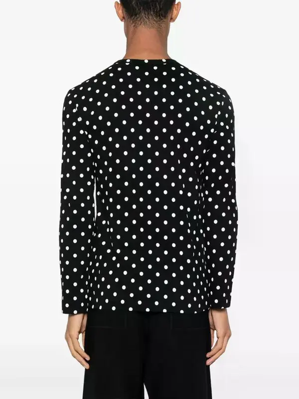 Play Comme Des Garcon Polka Dot Print T-shirt