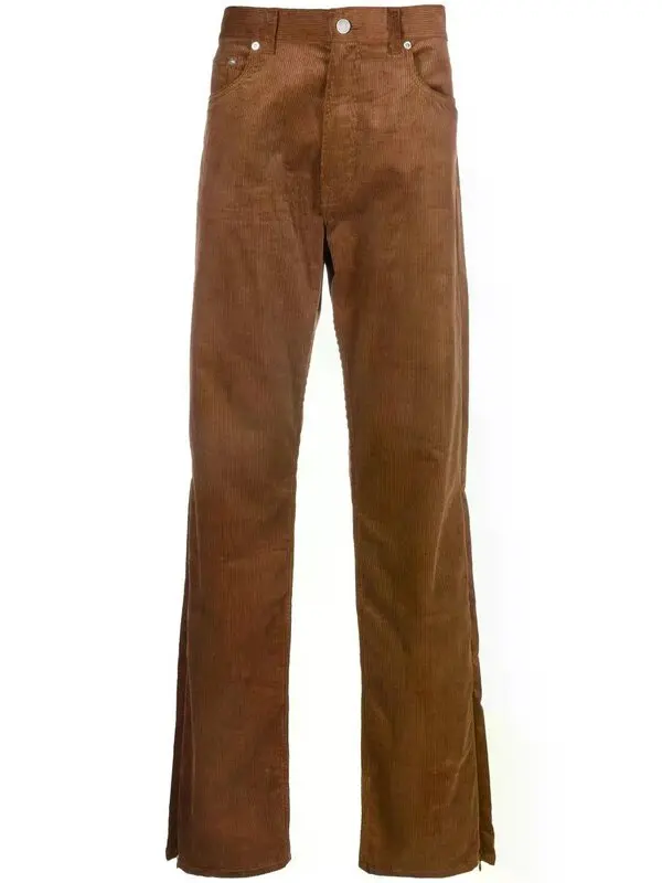 VTMNTS Straight-leg Corduroy Trousers - Brown