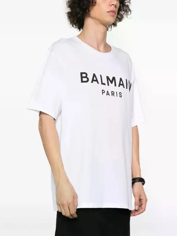 Balmain Logo-print Cotton T-shirt