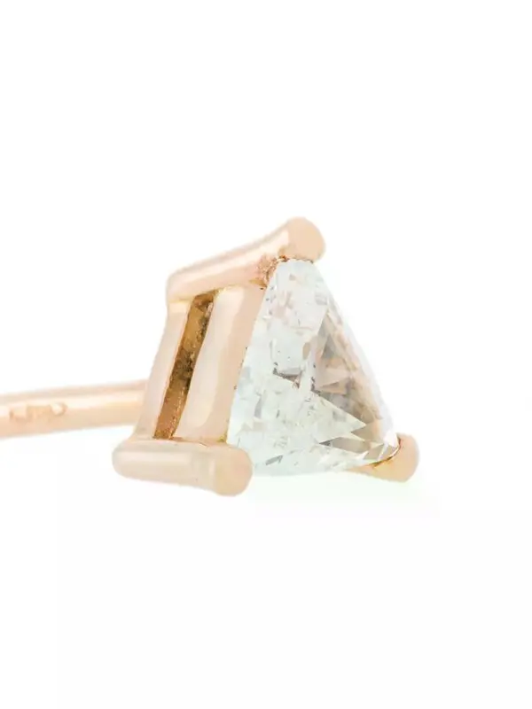 Delfina Delettrez 18kt Gold Solitaire Diamond Stud Earring