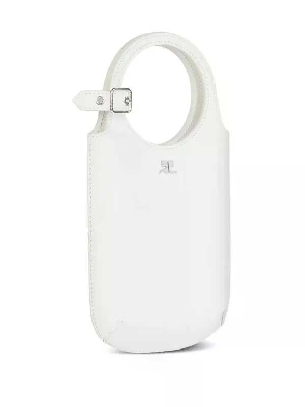 COURREGES Small Holy Tote Bag - White