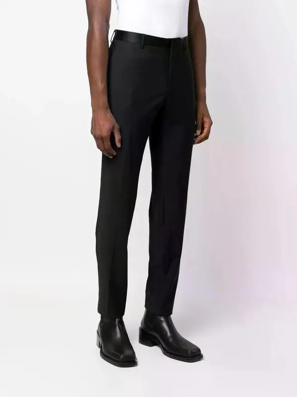 Philipp Plein Straight-leg Wool-blend Trousers