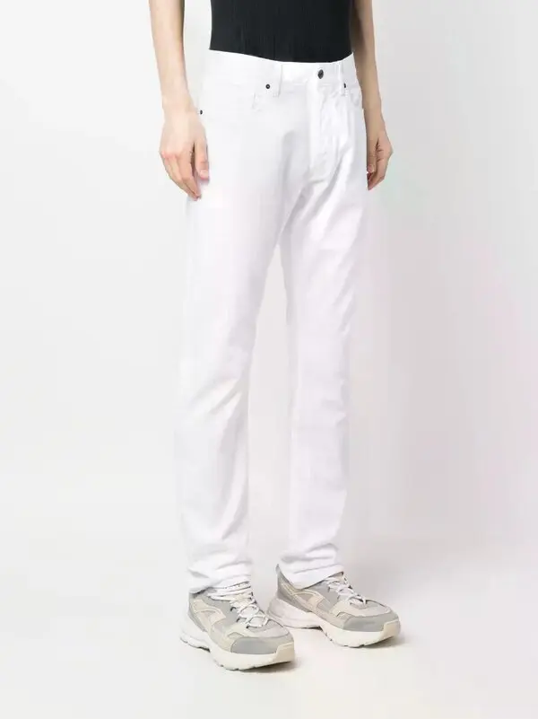 14BROS Straight-leg Cotton Jeans - White