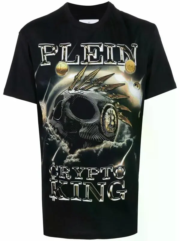 Philipp Plein Crypto King' Cotton T-shirt